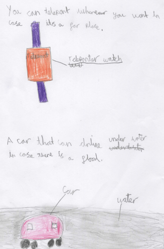 Teleporter Watch and Underwater Car. : Little Inventors